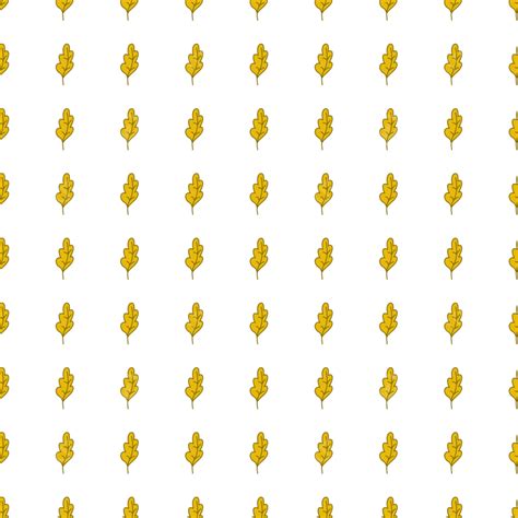 Simple Outline Oak Seamless Pattern Background Vintage Outline Doodle Background Image And