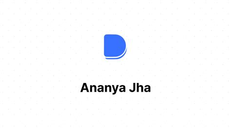 Ananya Jha