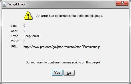 Script Error Upon Startup PTC Community