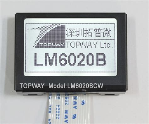 LCD Display Module LM FCW TOPWAY LCD Graphic Monochrome Dot Matrix