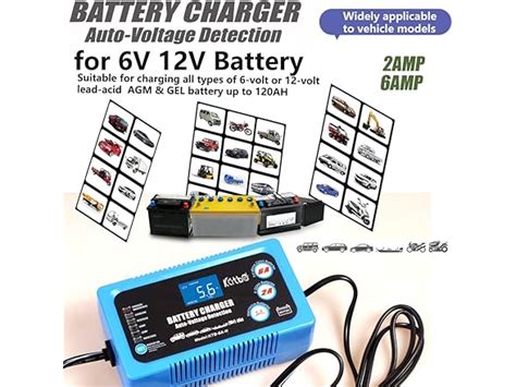 Auto Voltage Detection Battery Charger