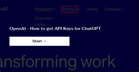 Openai How To Get Api Keys For Chatgpt