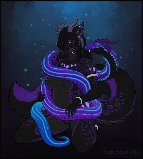 Rule 34 Anthro Breasts Demon Ear Piercing Fangs Feline Female Feral Forked Tongue Gauged Ear