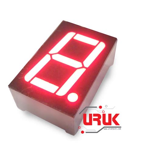 7 Segment 1 Digit RED Color LED UrukTech Sinaa A St