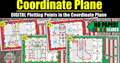Plotting Points In The Coordinate Plane DIGITAL Google Slides CHRISTMAS