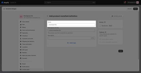 Show The File From Metafield And Download It When Clicking Ecomposer Landing Page Builder