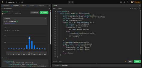 👑 merge intervals solved 🔥 overlapping intervals not on my