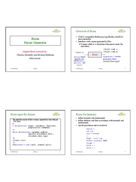 bison pdf syntax logic computer programming