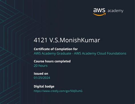 v s monish kumar on linkedin pecawsaacdemy prathyushaawsacademy aws cloudfoundations…