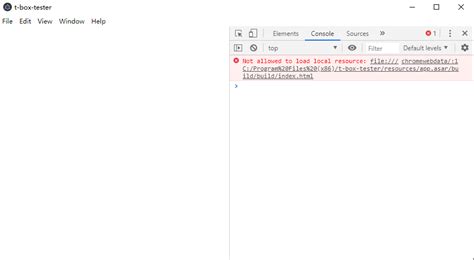 javascript electron builder 打包create react app出现not allowed to load 错误 segmentfault 思否