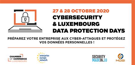 Cybersecurity And Dataprotection Days Luxembourg Cyberevents