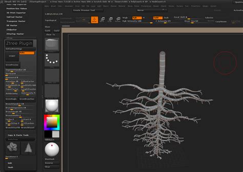 ZTree Plugin 125 By Dargelos ZBrushCentral