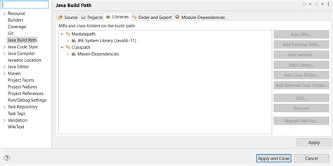Eclipse Update Existing Spring Boot Project From Java 18 To Java 11