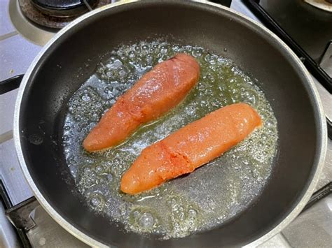 야식으로 딱 좋은 오이 곁들인 명란구이 만들기