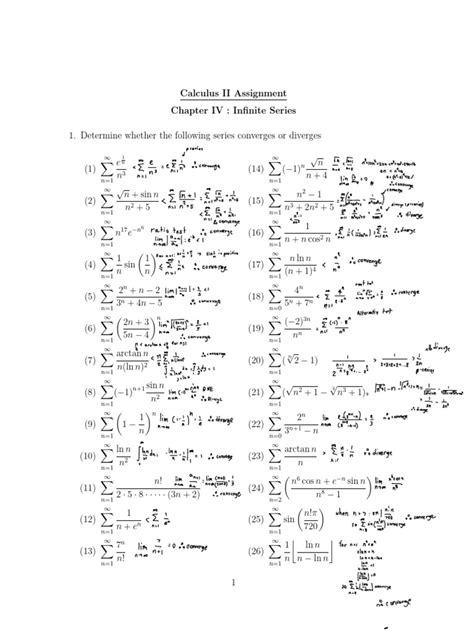 assignment calculus ii chapter iv kasey pdf sequence series