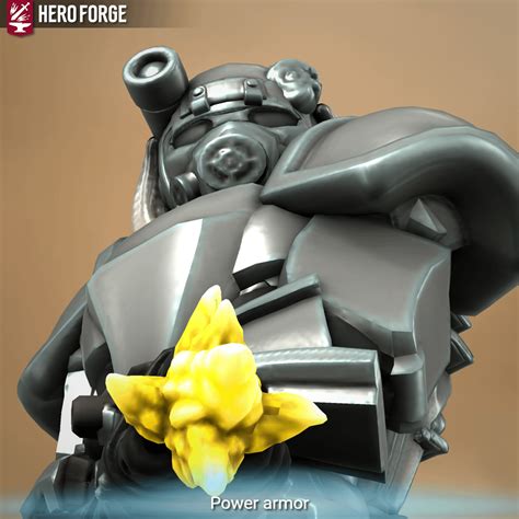 T 51 Power Armor From Fallout Series R Heroforgeminis