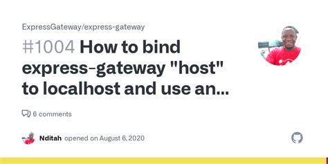 How To Bind Express Gateway Host To Localhost And Use An Nginx Reverse Proxy · Issue 1004