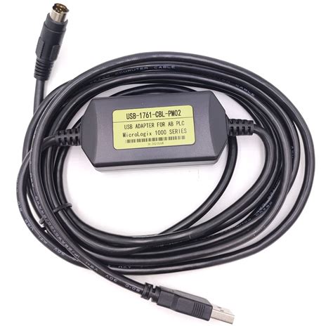 Litkeq Usb 1761 Cbl Pm02 Usb Programming Cable For Ab Micrologix 1000 1100 1200 1400