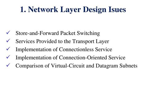 Ppt Chapter 5 Network Layer Part 1 Powerpoint Presentation Free