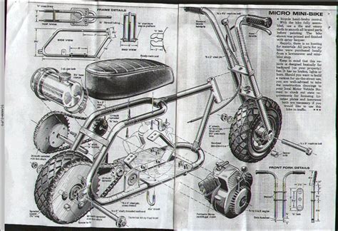 Mini Bike Frame Drawing At Ava Ewers Blog