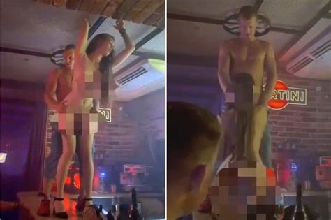 Bouncer Has Sex With Naked Woman In Nightclub As Patrons Cheer