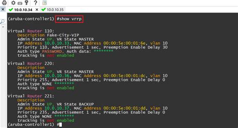 Cluster Aruba Mobility Controllers Aos8