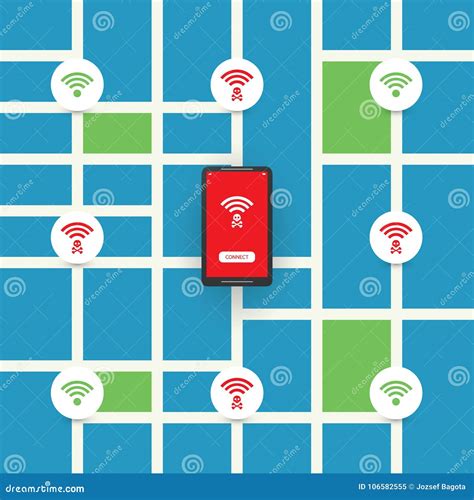 Man In The Middle Attack Cyberattack Technology Hacker Intercept Vector Illustration