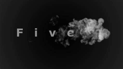 Smoke Effect Text After Effects Template Free Youtube