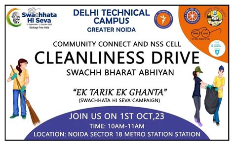 Delhi Technical Campus Greater Noida On Linkedin Community Connect And Nss Cell Delhi