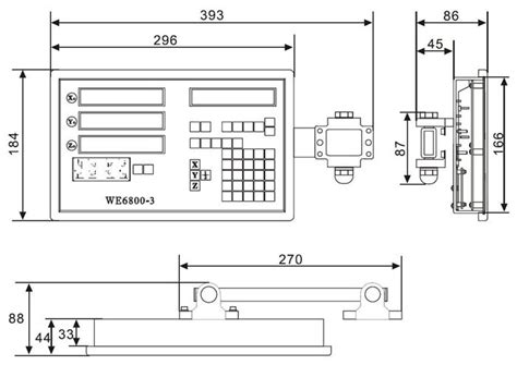 3 Axis Digital Readout DRO For Mills Lathes ATO Com