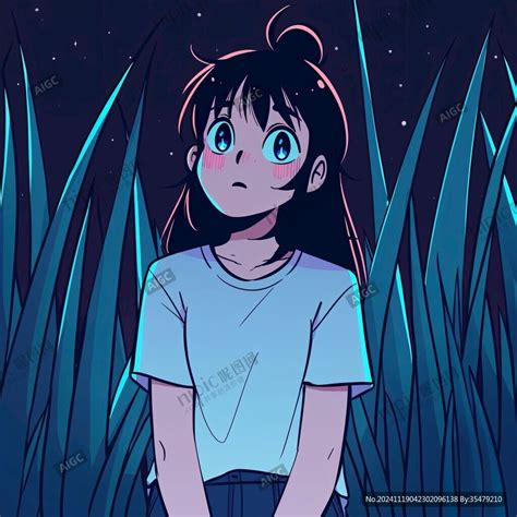 Ai创作图红蓝调插画 头像约稿 许愿少女绘画 青春风少女插画 扁平画少女 许愿女孩插画 插画头像素材 噪点风插画 少女头像插画 插画头像 漫画插画头像 放烟花的少女 微信头像插画 阈限蒸汽波