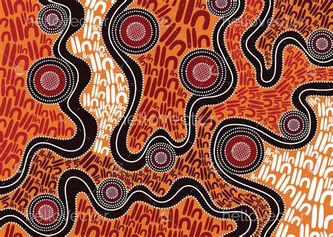 Aboriginal Art Vector Man Symbol Background Download Graphics And Vectors