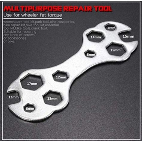 Jual Kunci Pipih Pas Hexagonal Serbaguna Besi Pipih 10 In 1 Mini Alat Perbaikan Sepeda Segi Enam
