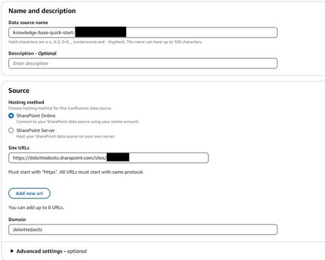 Integrate Amazon Bedrock Knowledge Bases With Microsoft Sharepoint As A Data Source