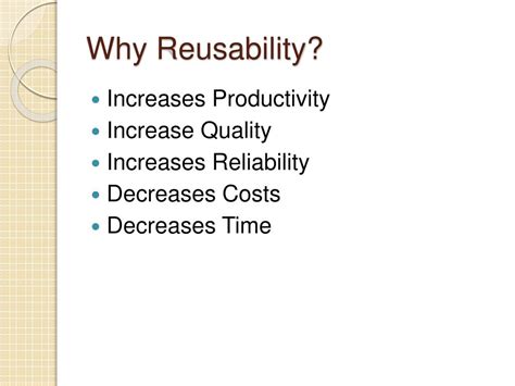 Ppt Reusability In Software Development Key Benefits And Strategies