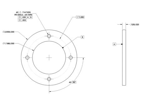 How To Draw A Tapped Hole In Autocad Design Talk