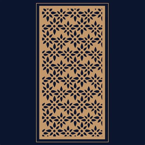 Premium Vector Vector Set Jali Design For Jali Laser Cnc Graphic