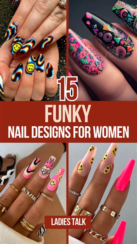 15 Funky Nail Designs For Women You Never Imagined Funky Nail Designs Funky Nails Unique