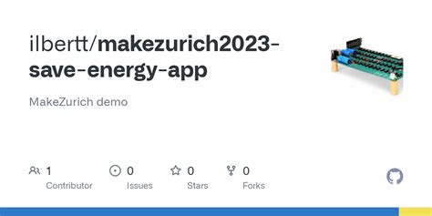github ilbertt makezurich2023 save energy app makezurich demo