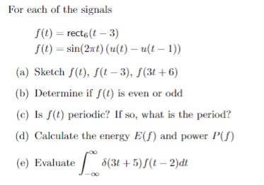 Solved For Each Of The Chegg Com