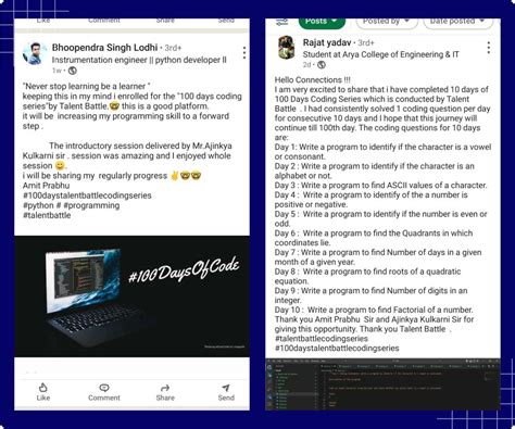 100 Days Of Coding Series Training Batch
