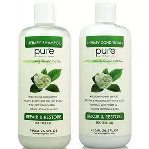 Pure Parker Tea Tree Oil Shampoo And Conditioner Set For Deep Cleanse 2