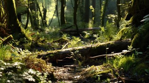 Premium Ai Image Green Forest Uhd Wallpaper