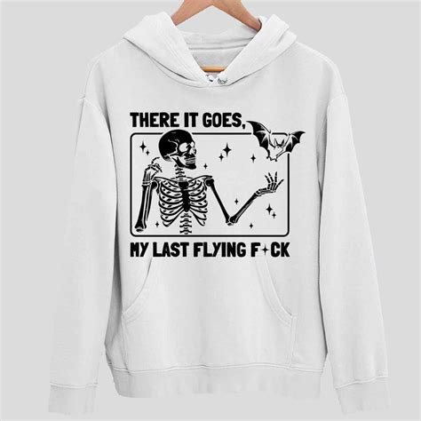 skeleton there it goes my last flying f ck casual shirt