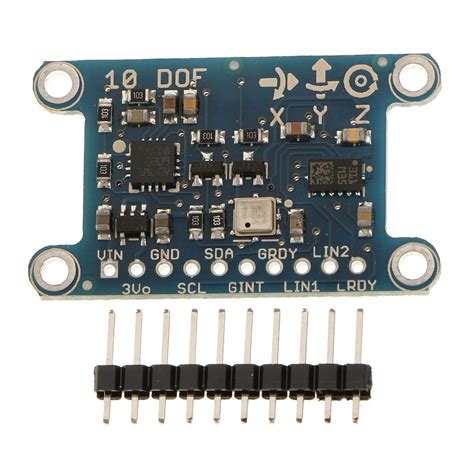 Buy Accelerometer Gyro Module 10 Dof Accelerometer Gyro Sensor Modules 16 Bit Converter Data