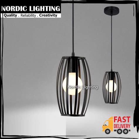 Single Pendant Lampu Gantung Designer Best Seller Industrial Loft Pendant Light Nordic Lighting