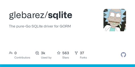 GitHub Glebarez Sqlite The Pure Go SQLite Driver For GORM