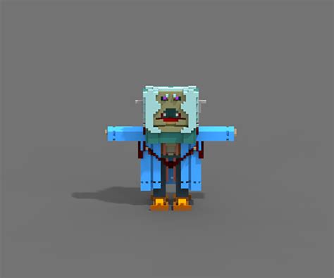 Magicavoxel Character On Behance