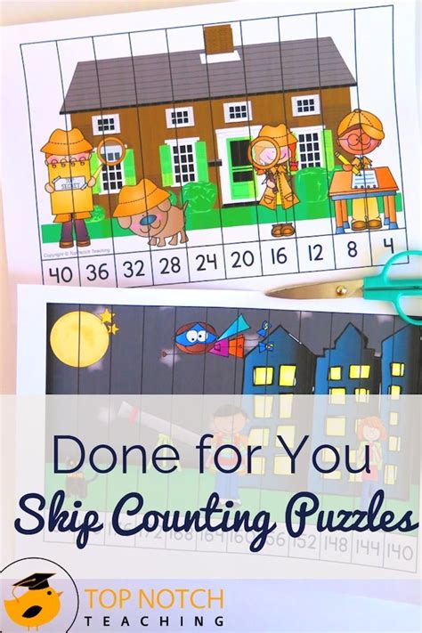 Skip Counting Puzzles By S S S S And S Top Notch Teaching
