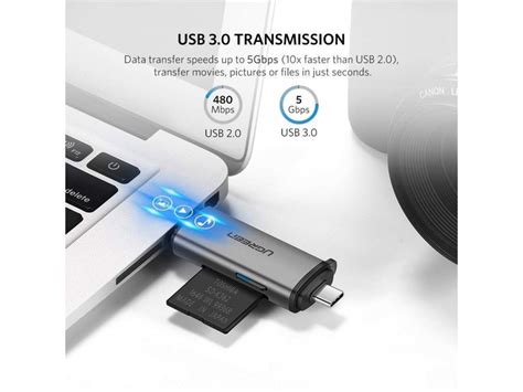 Ugreen Usb C Card Reader 4 σε 1 Sd Micro Sd Type C Usb 3 0 Plugs 50706 Kooqie